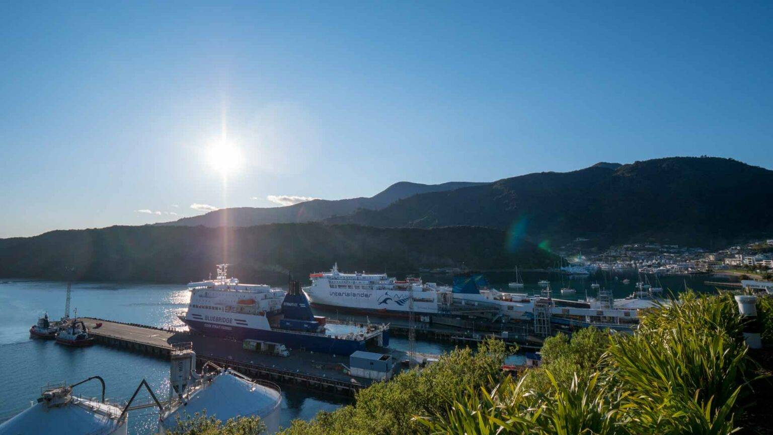 Mit der Fähre von Wellington nach Picton